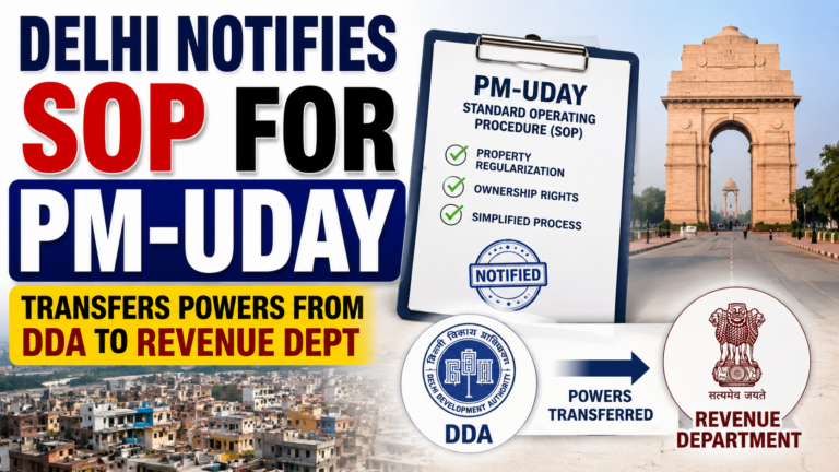 Delhi Notifies SOP for PM-UDAY: A Turning Point as Powers Shift from ...